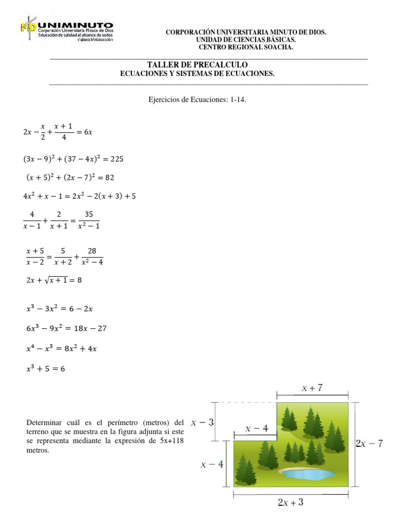 Z Taller 1 Corte II PreCalculo 2024 | PDF