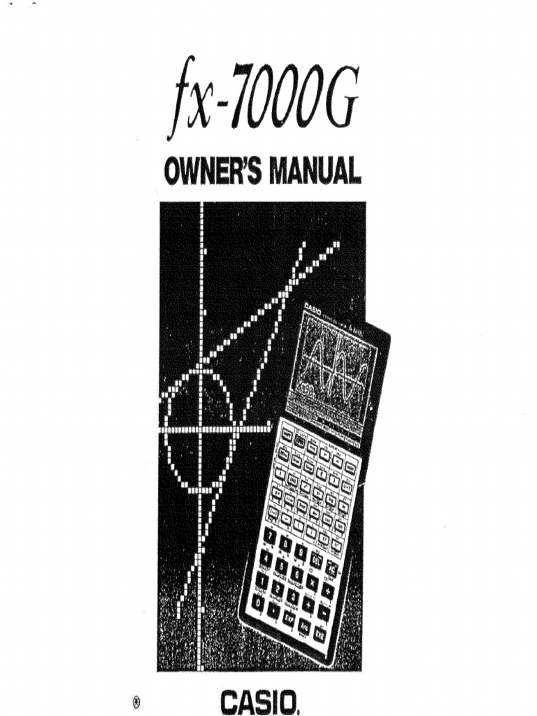 Casio FX-7000G | PDF
