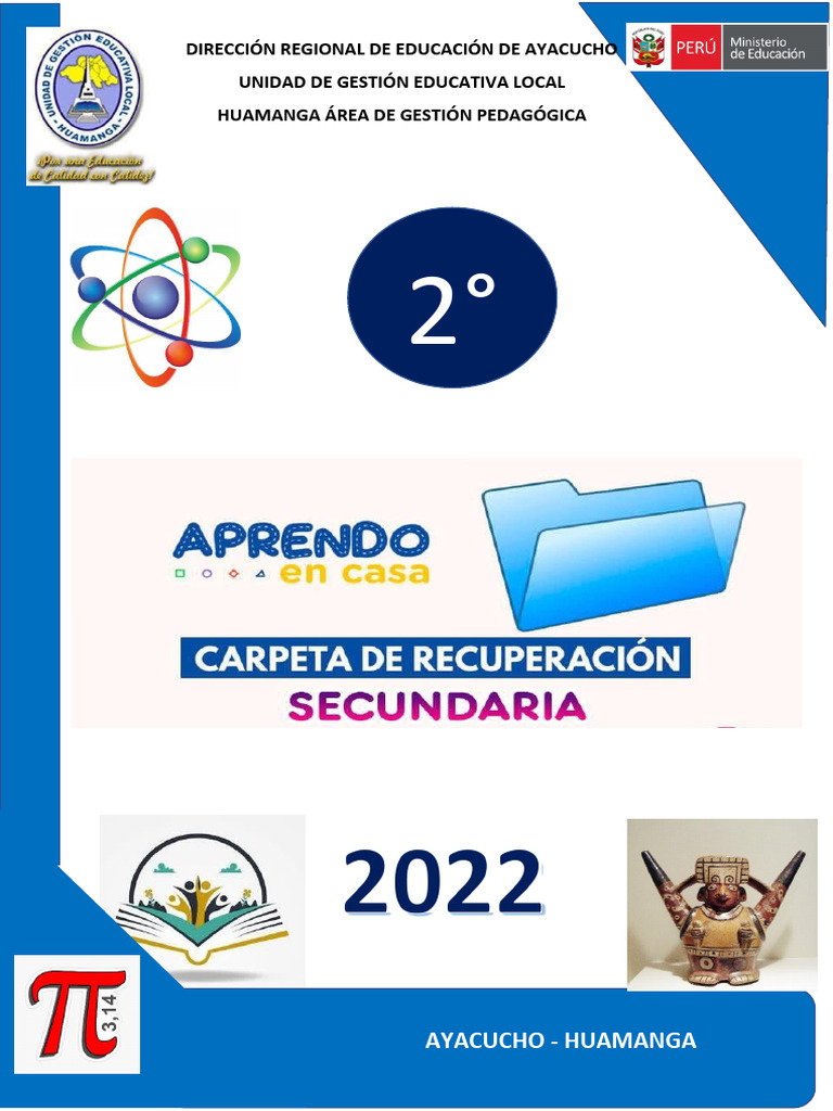 Carpeta de Recuperación 2do Grado Secundaria | PDF | Las emociones ...
