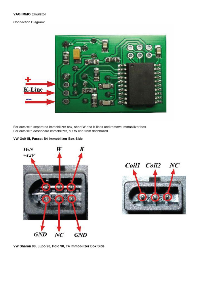 VAG Immo Emulator Instructions | PDF