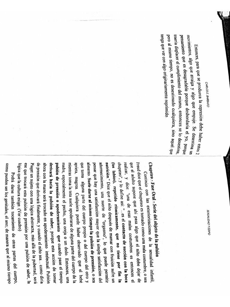 BARBATO, C. Sexualidad y Edipo. 2 | PDF