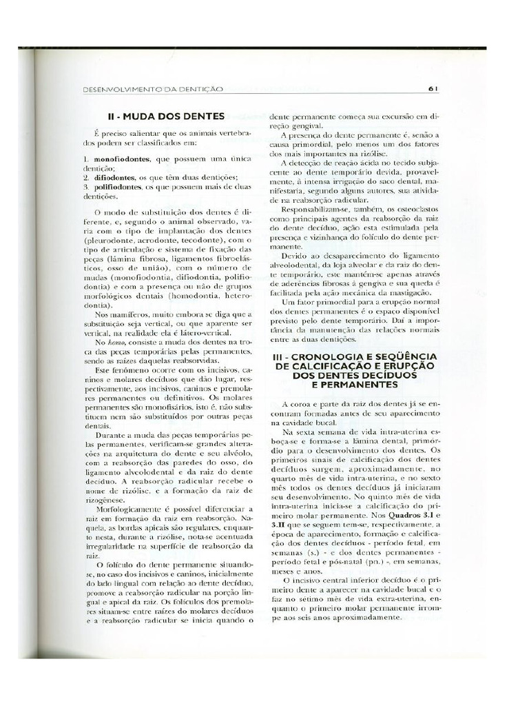 Desenvolvimento Da Dentiçãoorto - Velline 2 | PDF