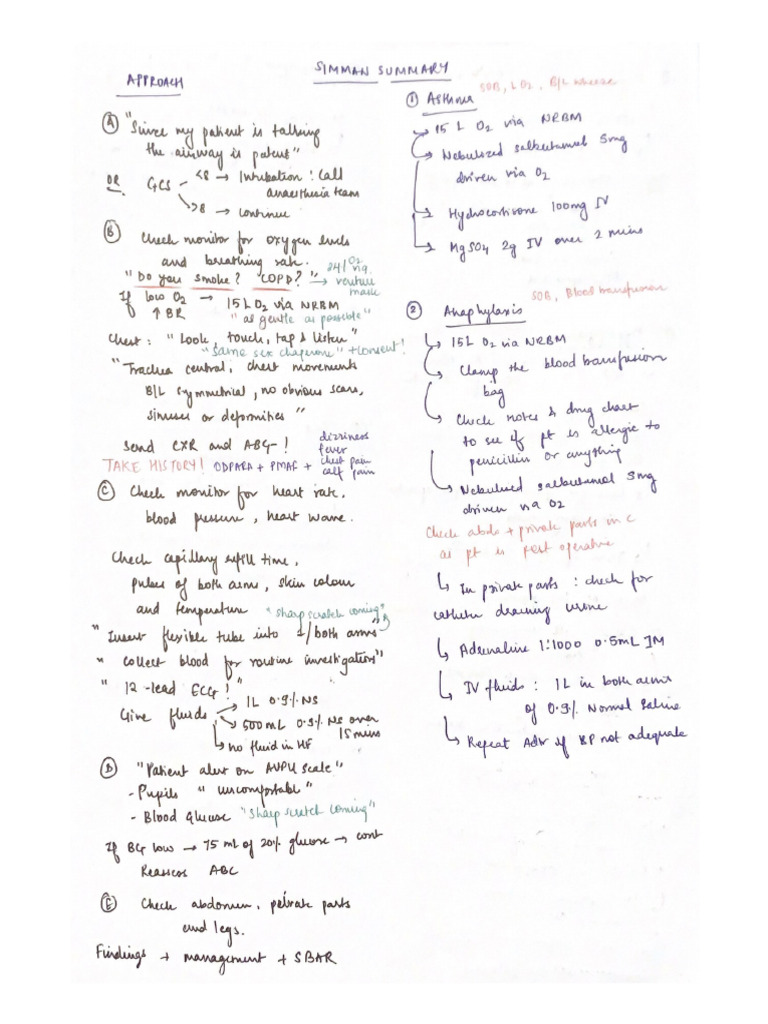SimMan Summary | PDF