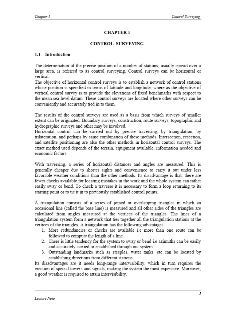 Chapter 3 Triangulation | PDF | Surveying | Triangle