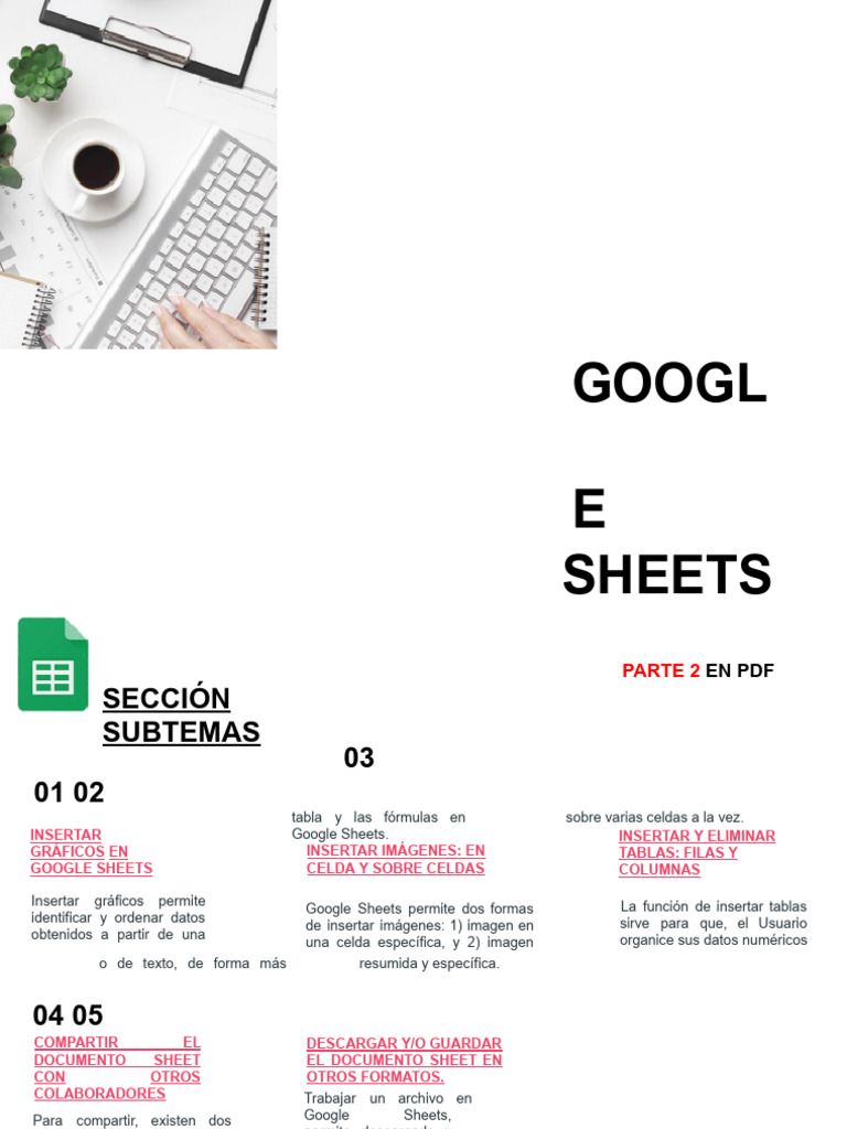 Manual de Google Sheets | Descargar gratis PDF | Software de la ...