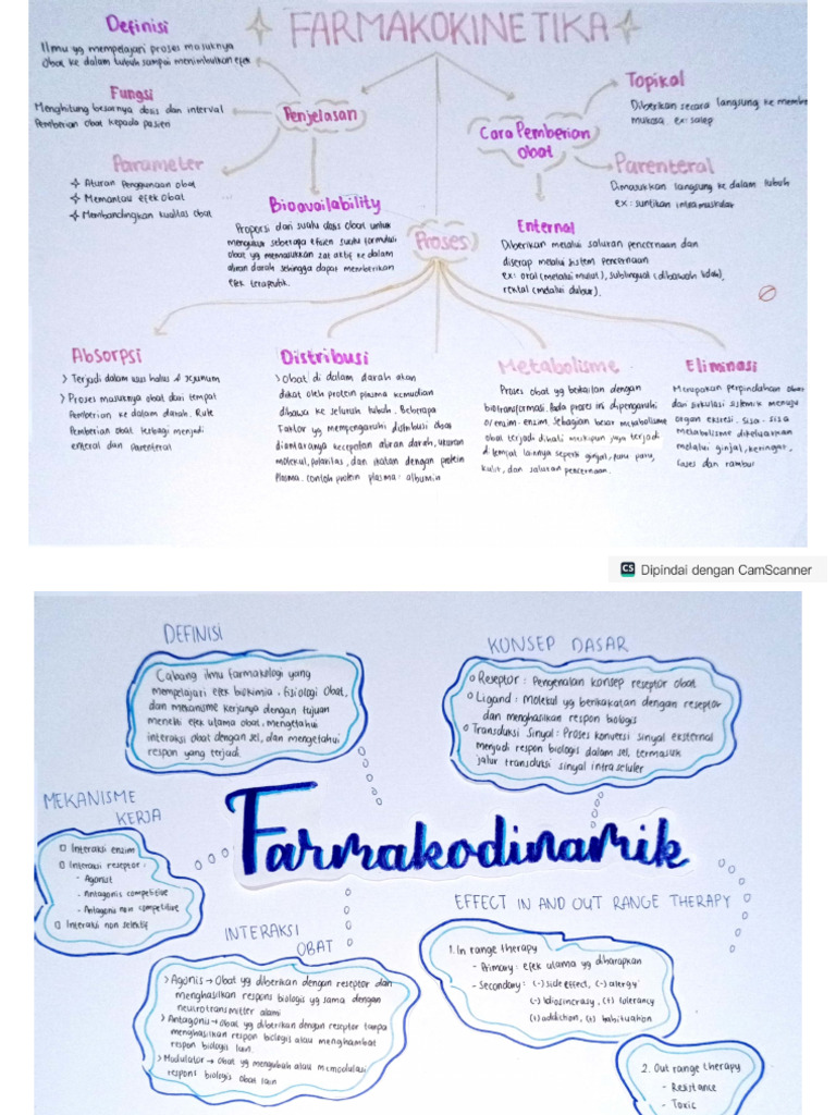 Mind Map Farmakologi PDF | PDF