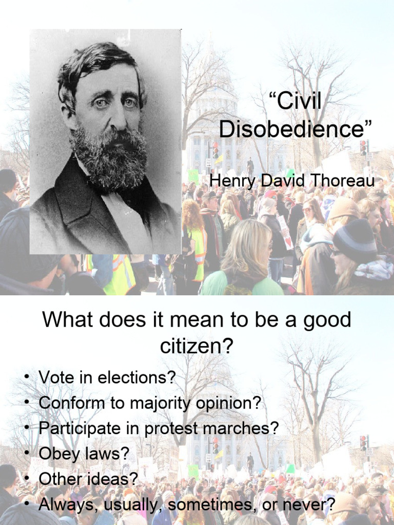 Thoreau's Civil Disobedience Explained | PDF