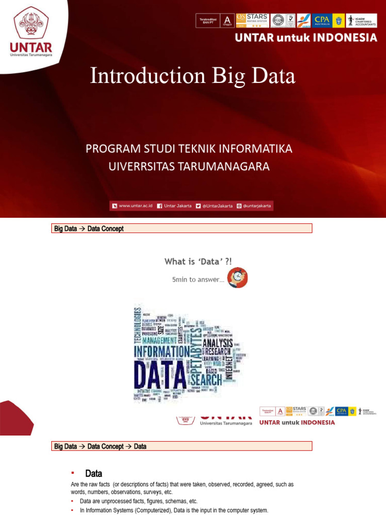 Pertemuan 1. Understanding of Big Data | PDF | Data | Information