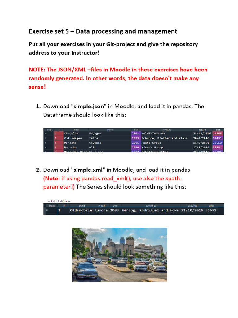 Exercises 5 | PDF | Json | Computing