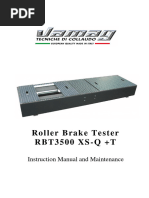 Brake Tester Calibration and Maintenance Guide | PDF | Calibration ...