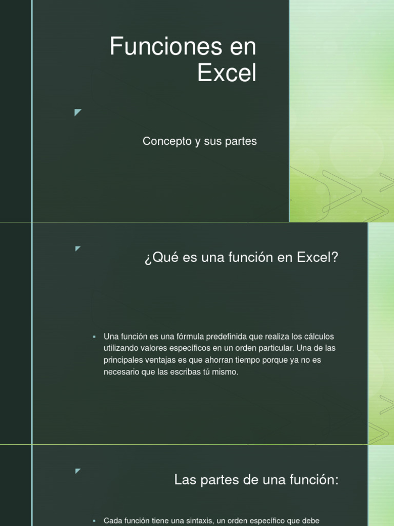 Guía de Funciones en Excel | PDF