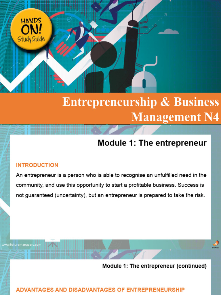 N4 Entrepreneurship Business Management | PDF | Marketing ...