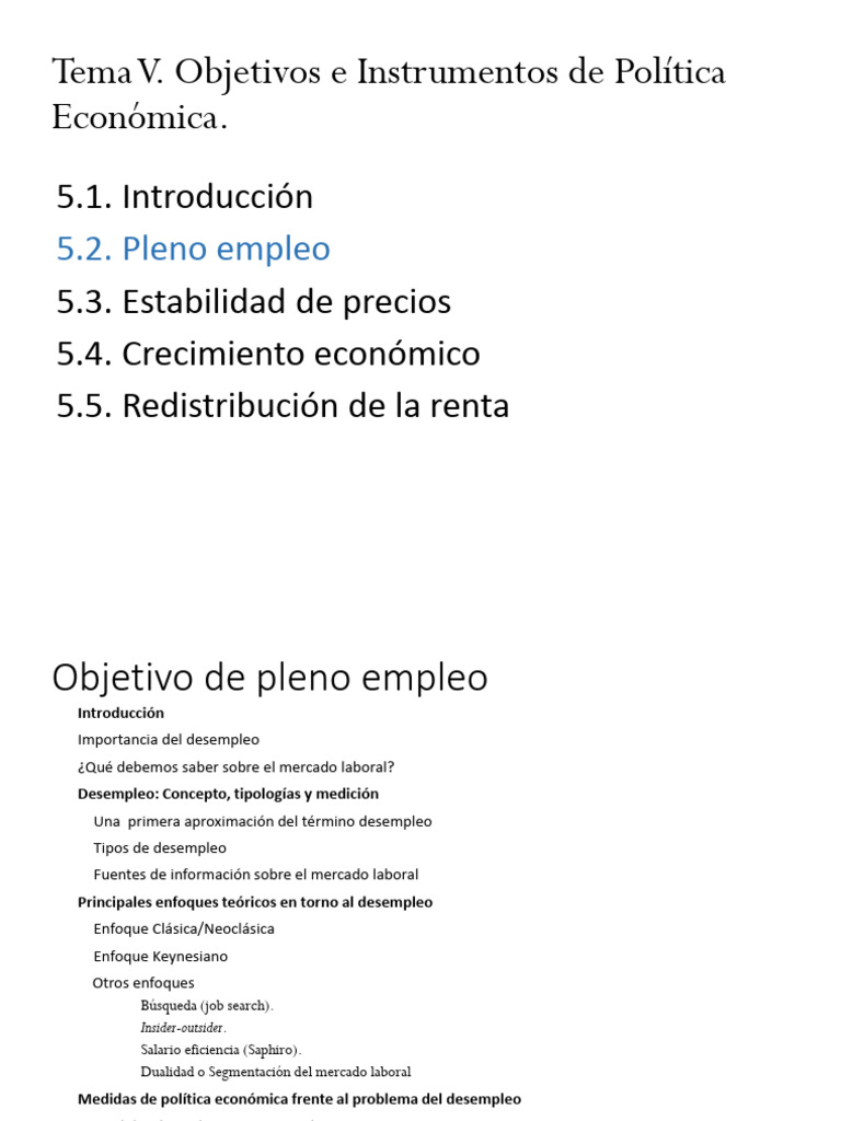 Pleno Empleo | PDF | Desempleo | Economía laboral
