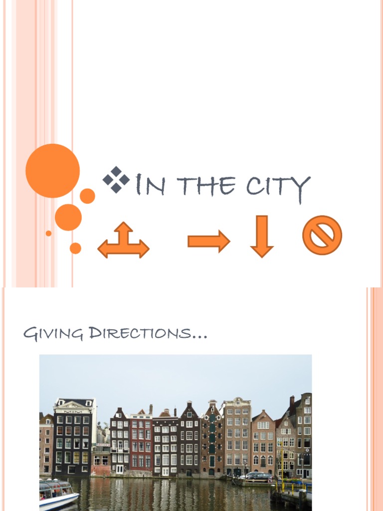 City Navigation and Directions Guide | PDF | Street | Road Transport