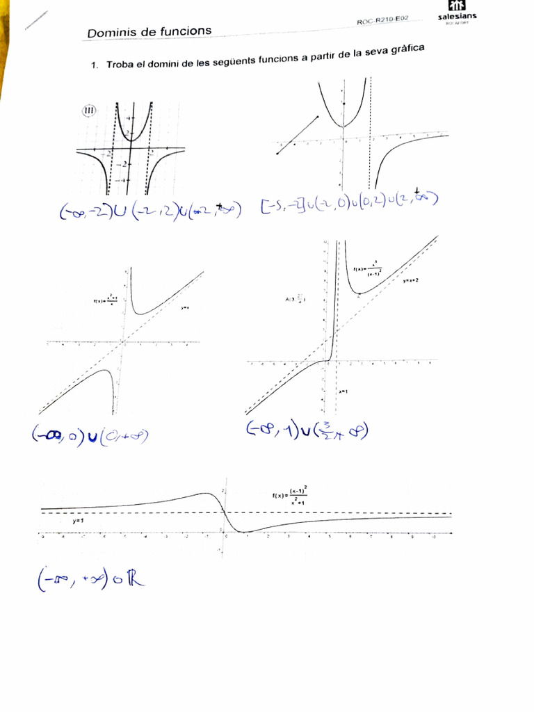 Dominis de Funcions | PDF