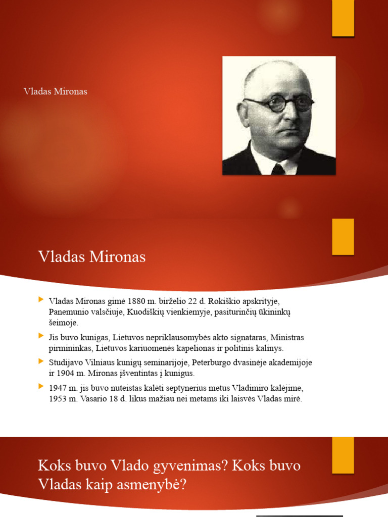 Vladas Mironas | PDF