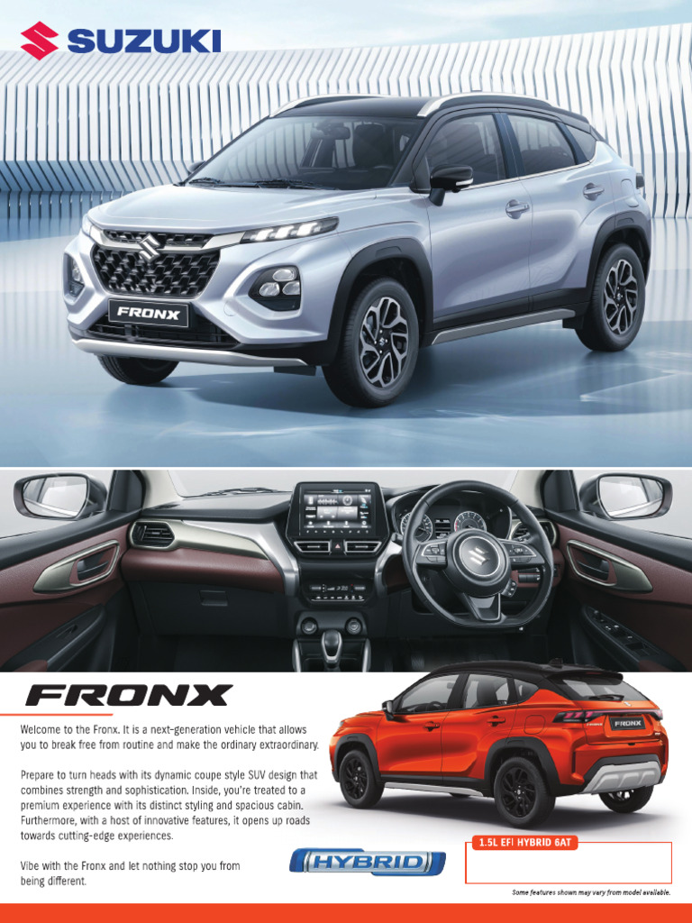 Suzuki Fronx E-Mailable Flyer | PDF