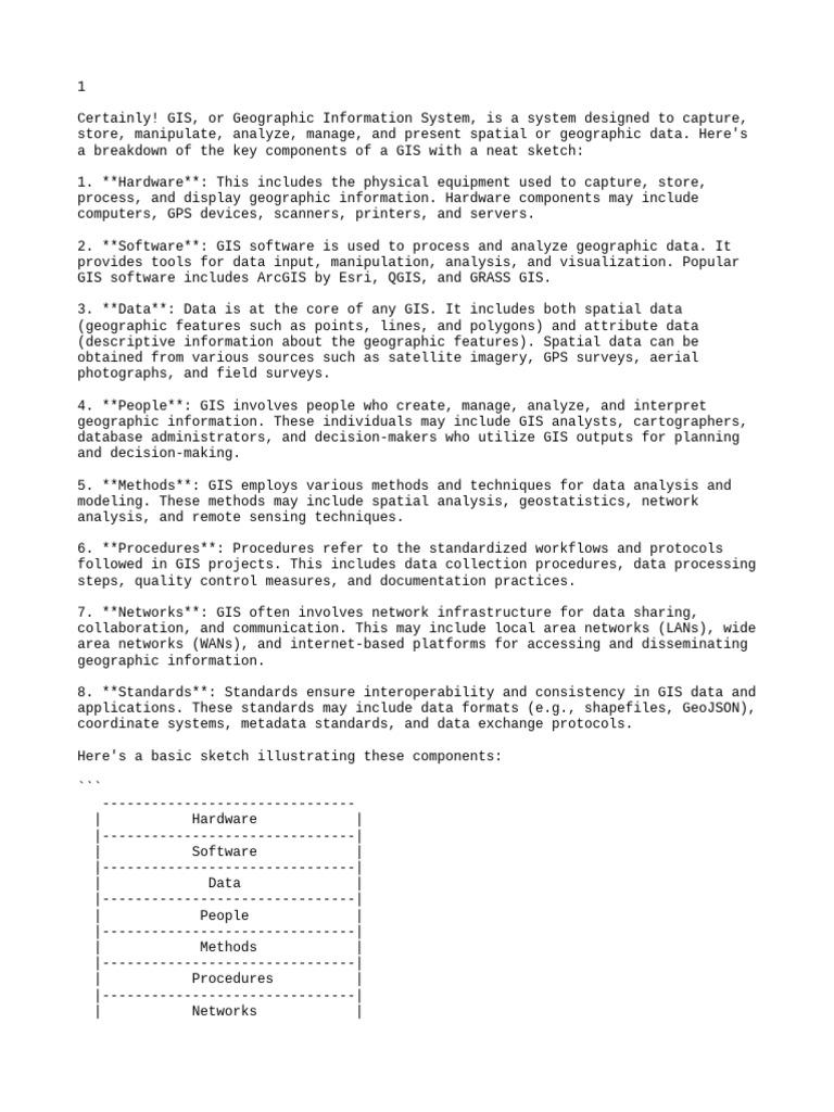 Gis Top 4 Questions | PDF | Geographic Information System | Spatial ...