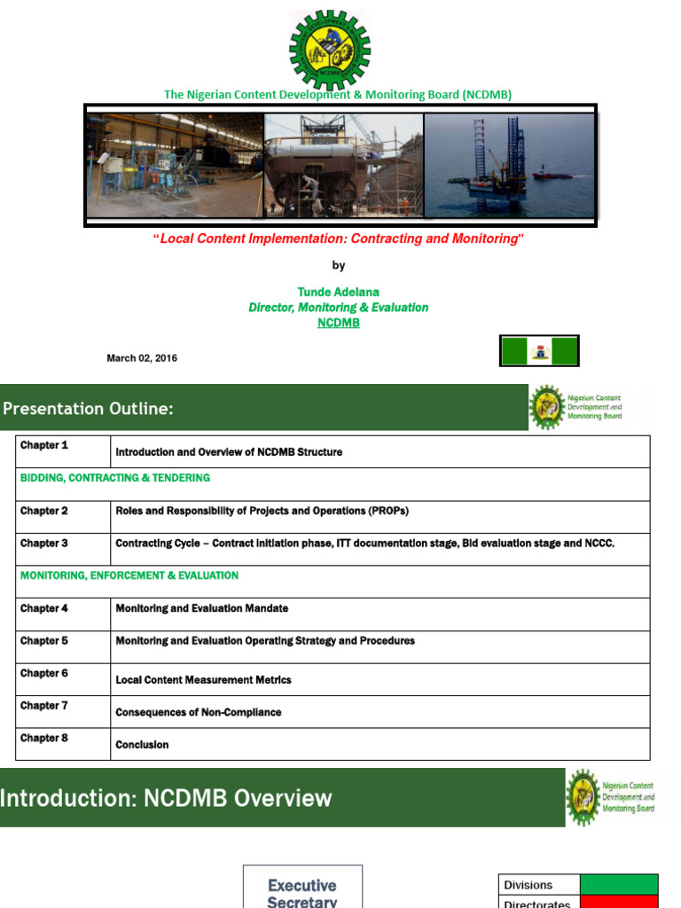 Local Content Implementation Contracting and Monitoring | PDF | Audit ...