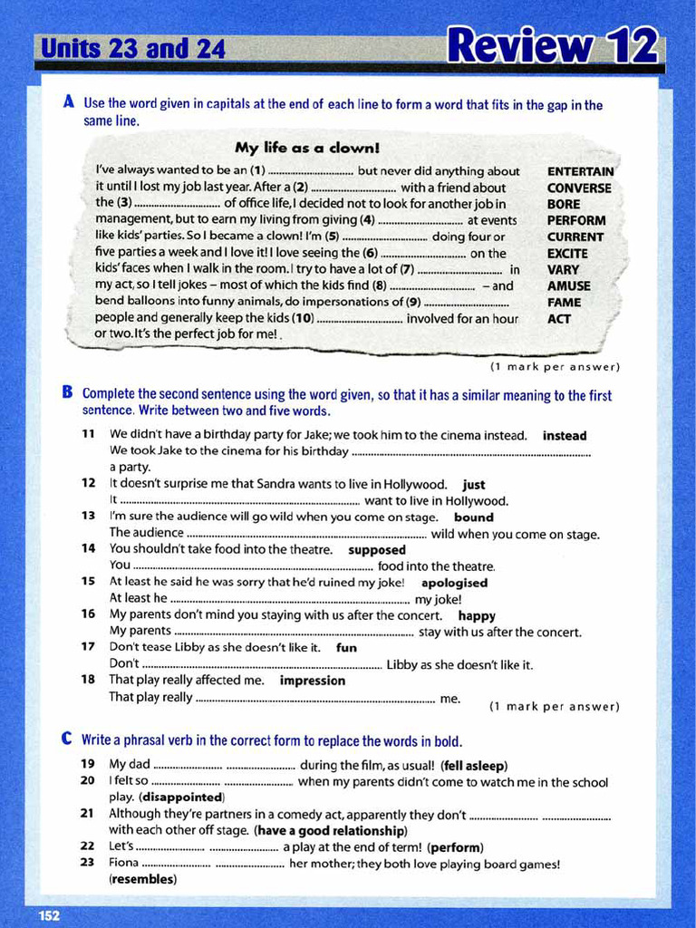 b2 23 24 Tasks | PDF