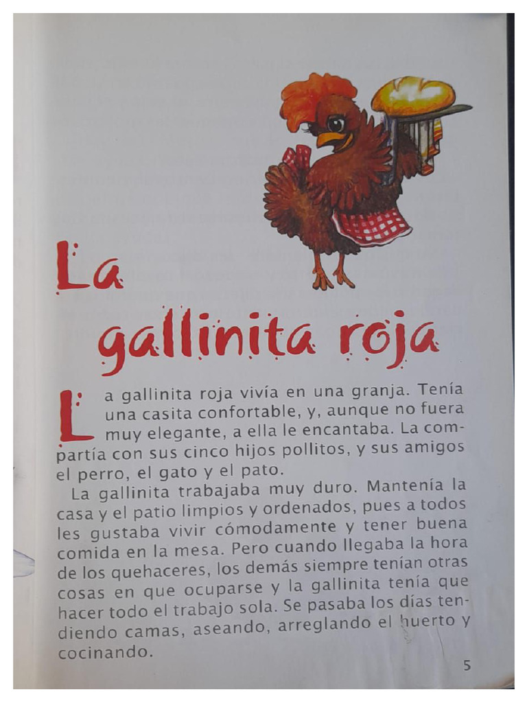 La Gallinita Roja | PDF