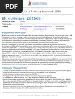 UCT Architecture BAS Portfolio Guide | PDF | Drawing | Academic Degree