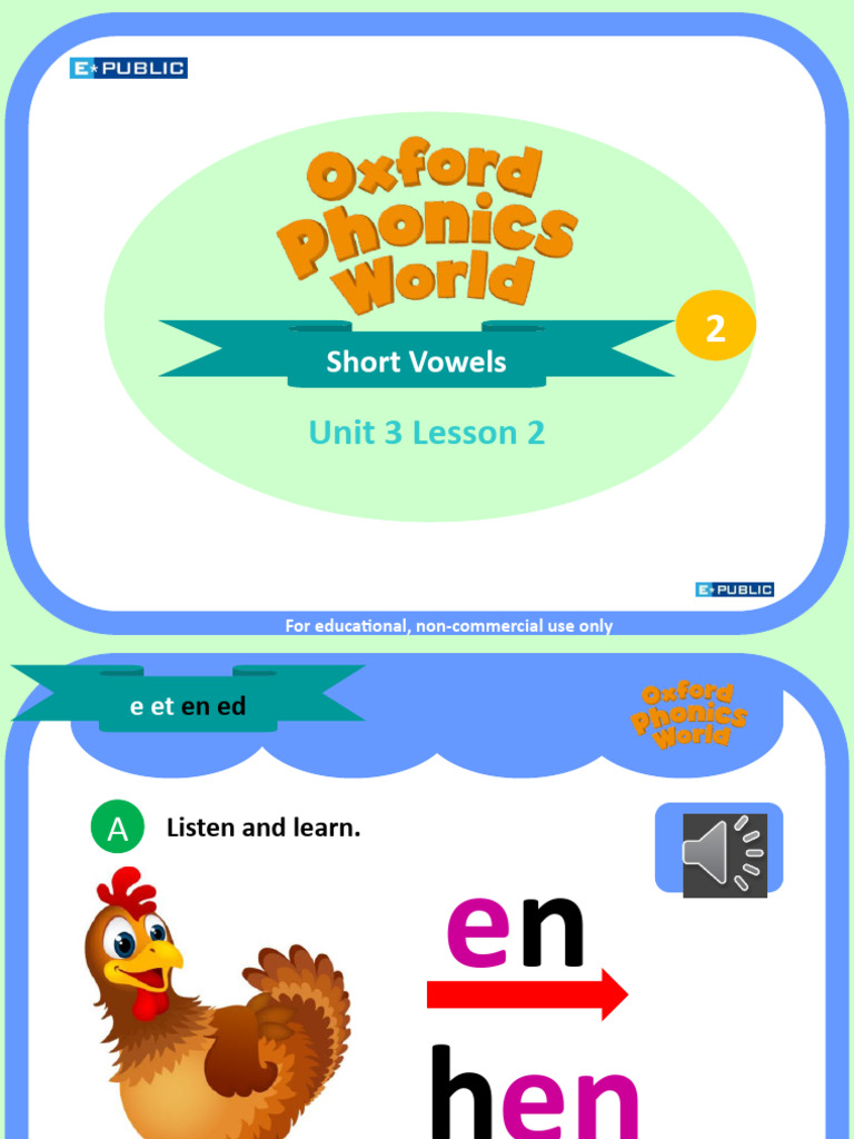 Opw PPT l2 U3 Lesson2 | PDF | Linguistics