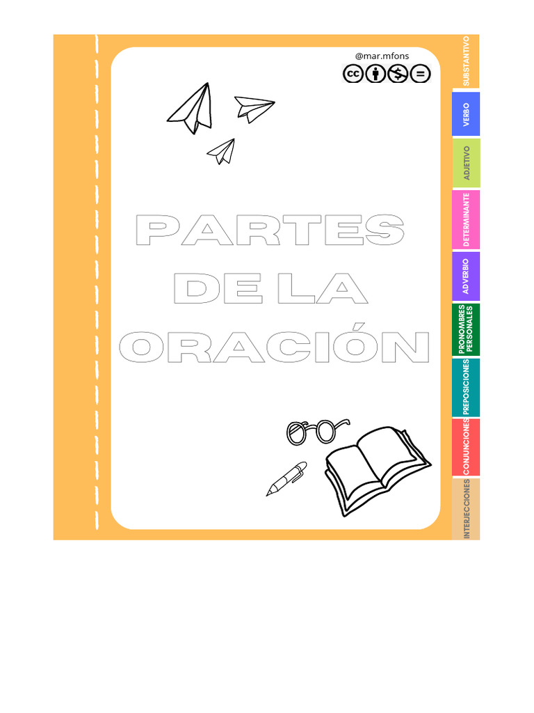Partes de la Oración: Guía Completa | PDF | Adjetivo | Sustantivo