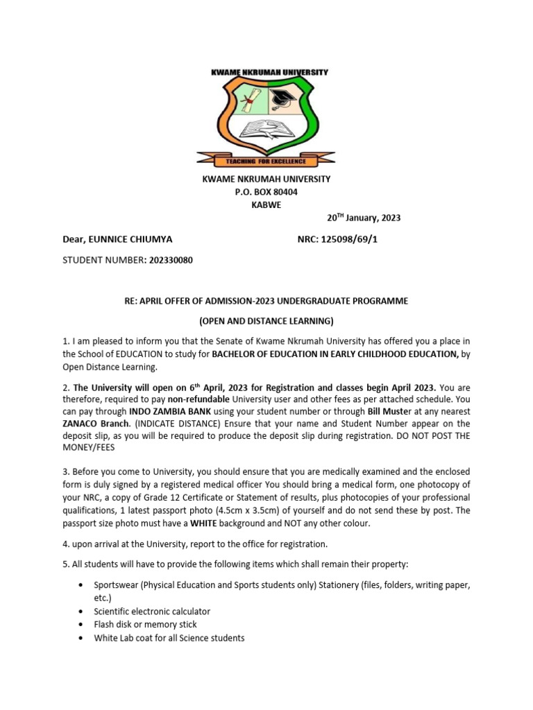 Eunnice Chiumya | PDF