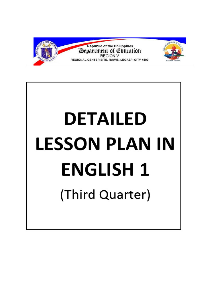 Toaz - Info DLP English 1 PR | PDF | Learning | Teachers
