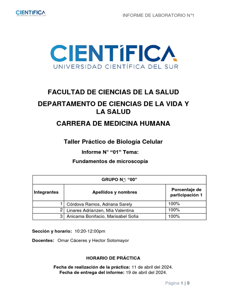 Lab Bio | PDF | Lente de la cámara | Óptica