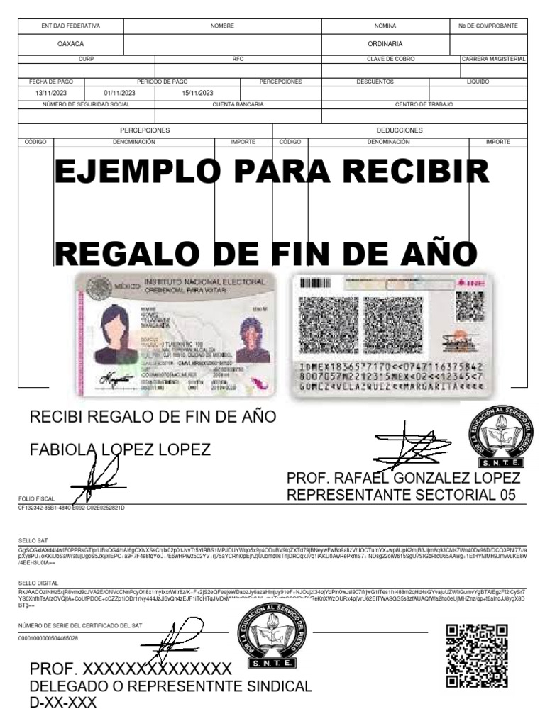 Ejemplo de Talon | PDF