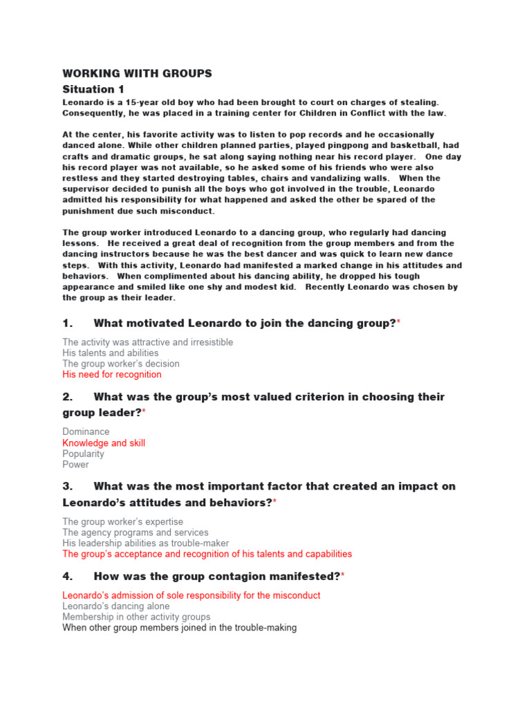 Group Dynamics in Rehabilitation Programs | PDF | Leadership | Social Work