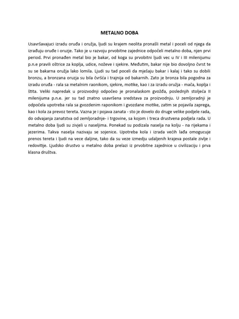 Metalno Doba | PDF