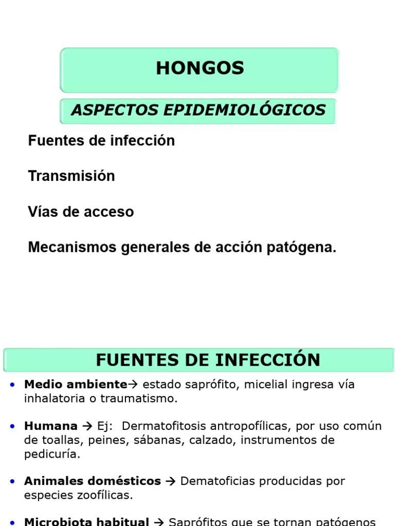 Fuentes de Infección, Vías de Ingreso y Mecanismos de Acción Patógena ...