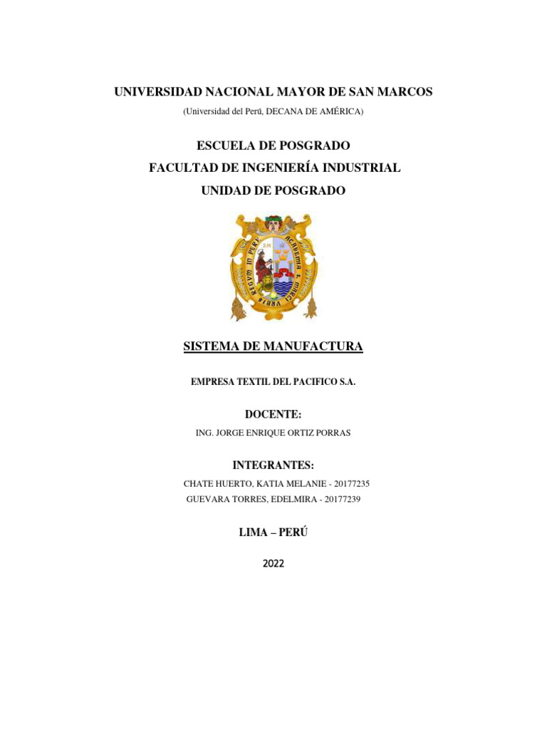 Trabajo Final - VSM | PDF | Business | Logística