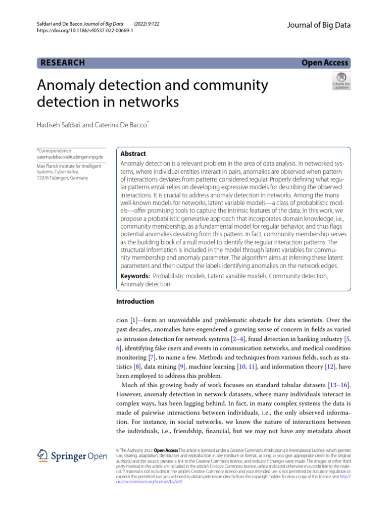 Anomaly Detection 2 | PDF | Information | Bayesian Network