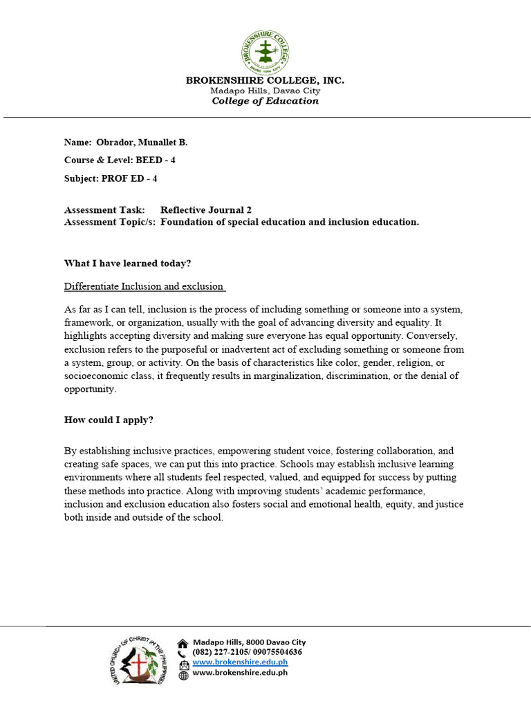 Inclusion Vs Exclusion | PDF