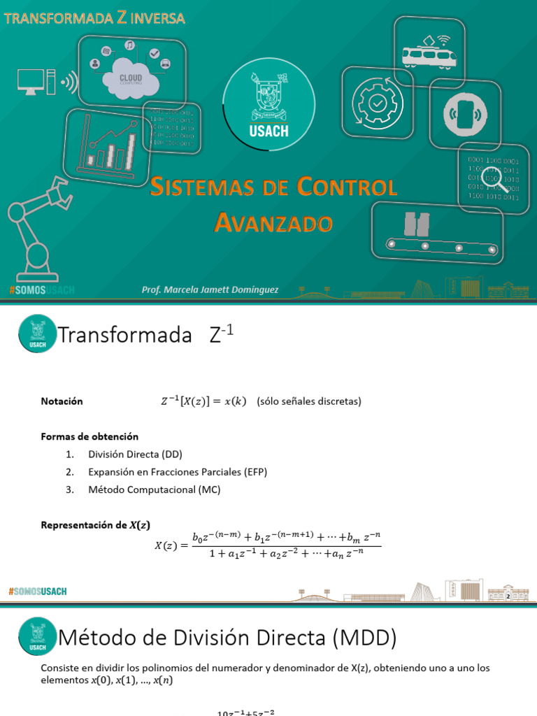 03 - Transformada Z Inversa (2023) | PDF | Álgebra | Matemática Elemental