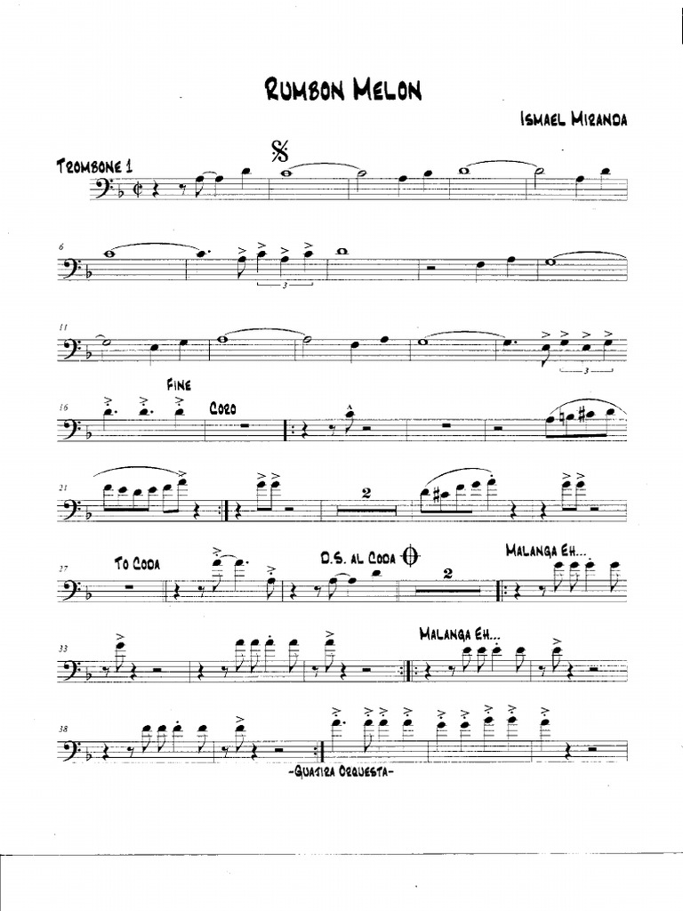 Rumbón Melón Trombón 1 | PDF