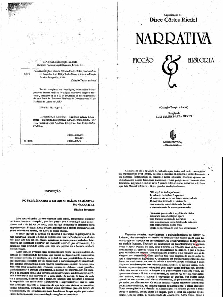 SEVCENKO - No Principio Era o Ritmo | PDF