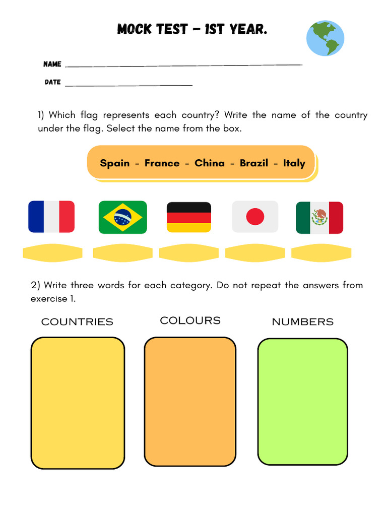 Countries, Flags and Capitals | PDF