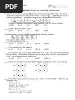 AP Statistics Chapter 7 Review Key | PDF