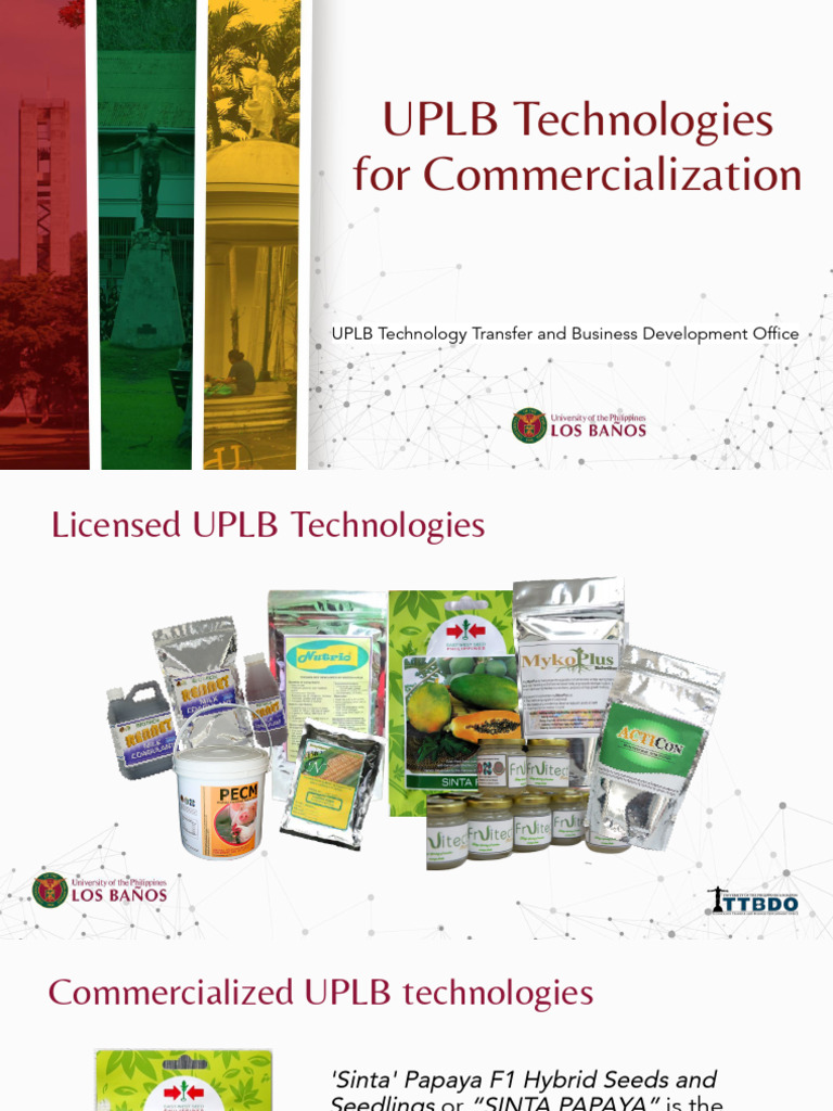 UPLB Technologies For Commercialization | PDF | Fertilizer | Soil