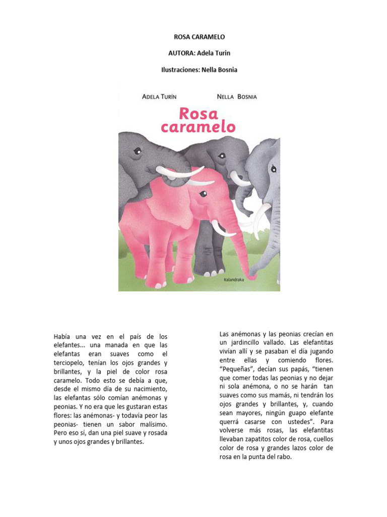 Cuento Rosa Caramelo | PDF
