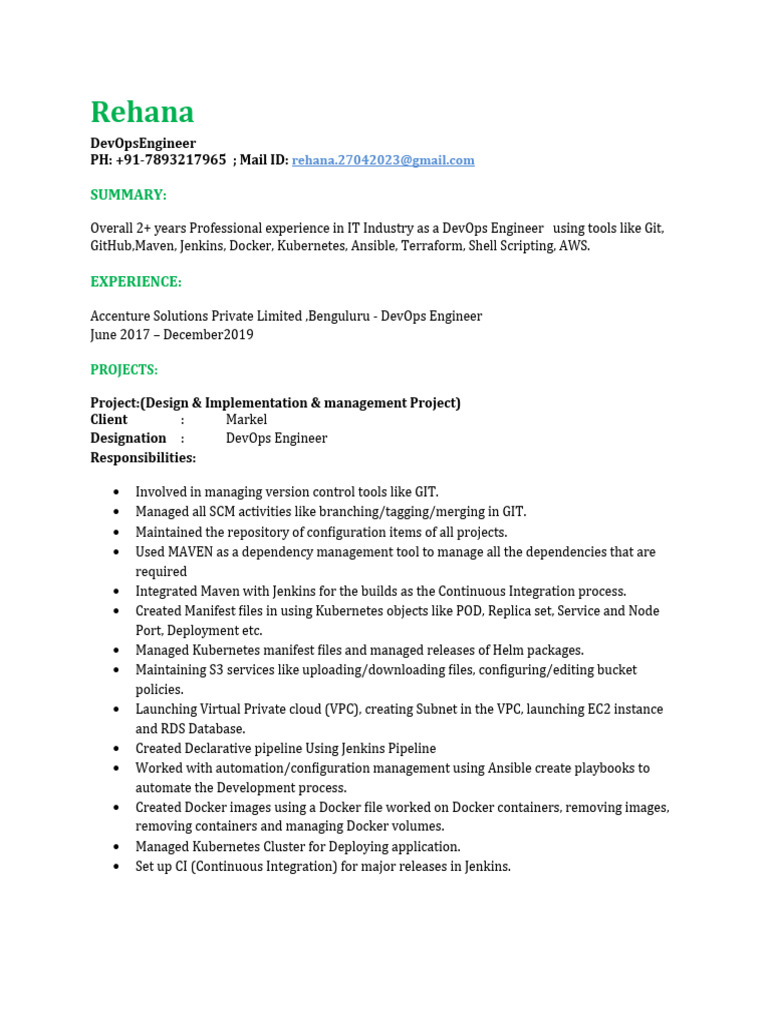 Resume New 1 | PDF | Version Control | Computer Engineering
