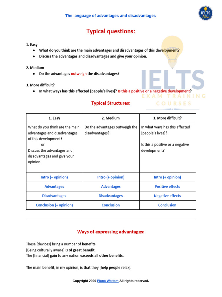 Advantages Disadvantages Essay 1 Compressed | PDF | Educational ...