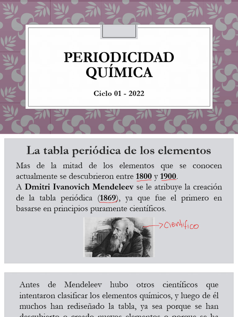 Periodicidad Química | Descargar gratis PDF | Configuración electronica ...