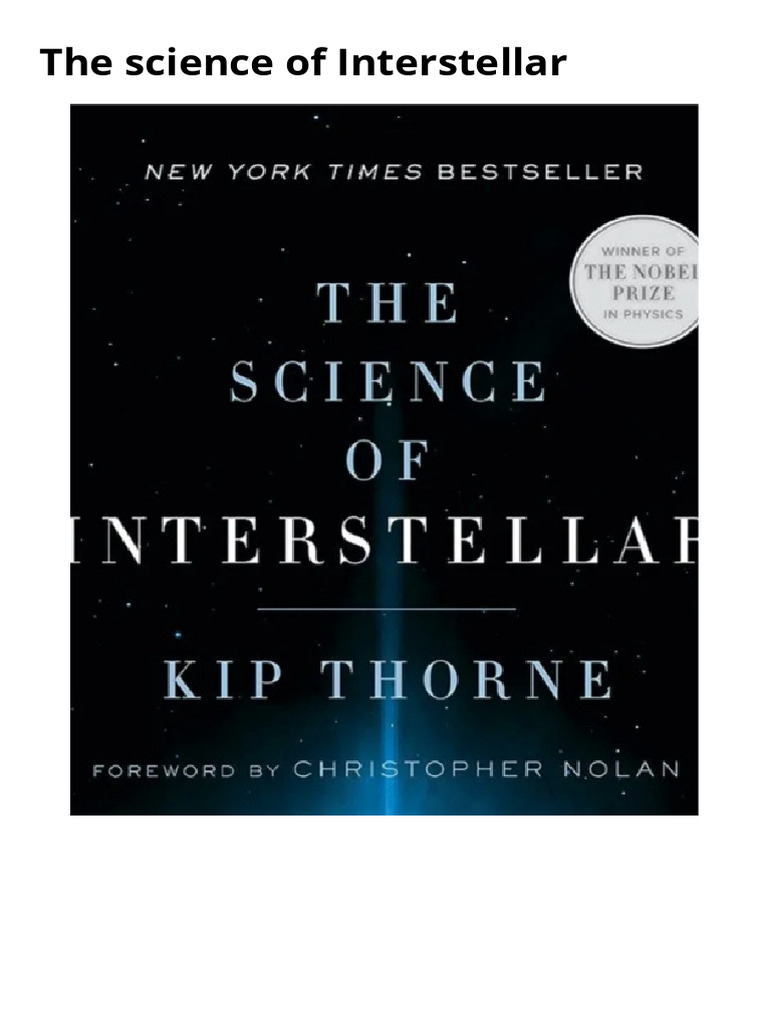 The Science of Interstellar Explained | PDF