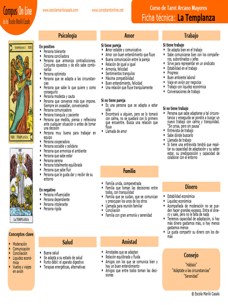 Ficha Tecnica 14 La Templanza | PDF